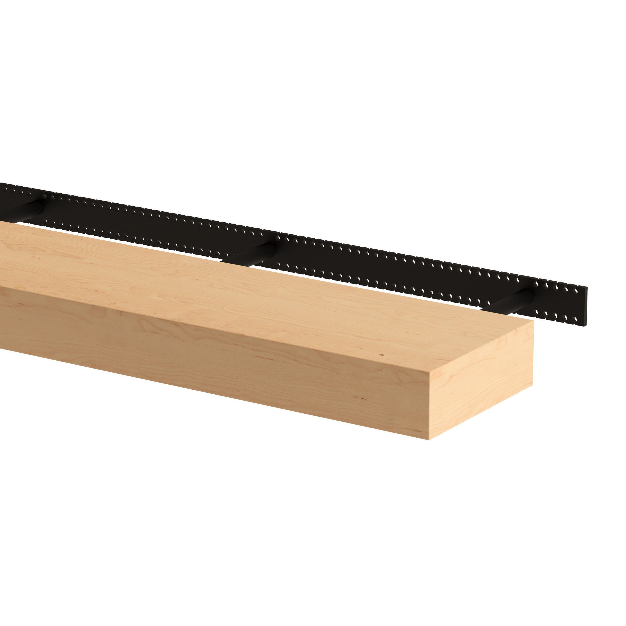 Floating Shelf- Maple - 2 Inches Thick – Kurouto Kitchenware