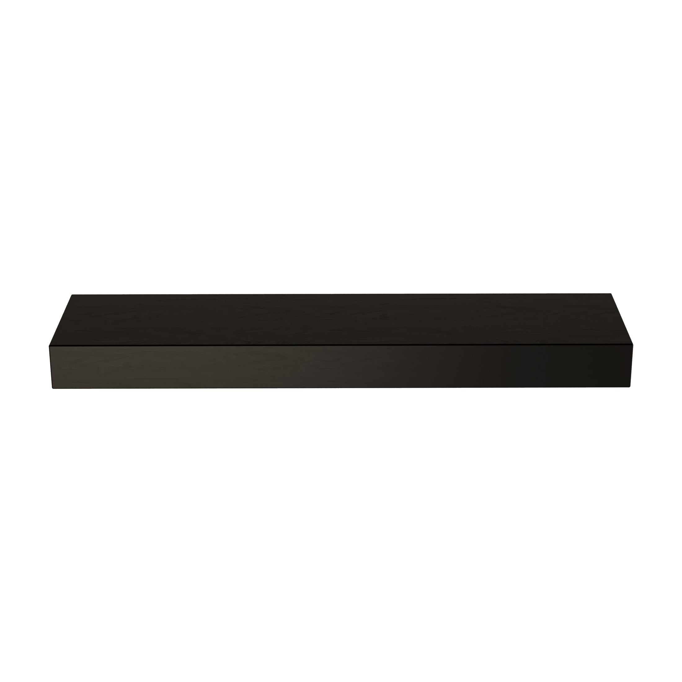Floating Shelf- Black Oak - 3 Inches Thick – Kurouto Kitchenware
