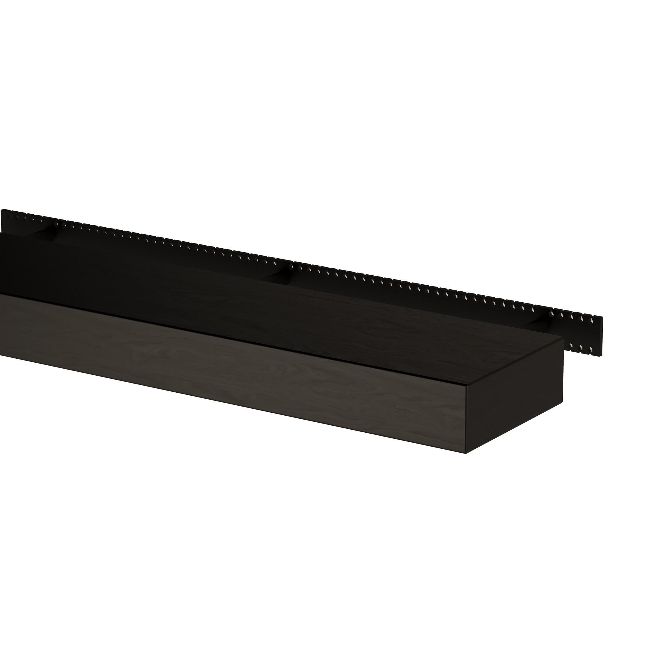 Black oak shelves store